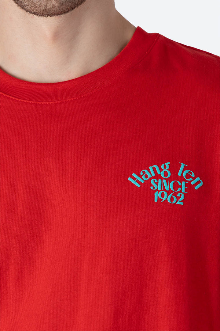 Playera roja Since 1962 - Hang Ten – Hang Ten México